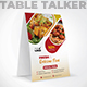 Restaurant Table Talker, Print Templates | GraphicRiver