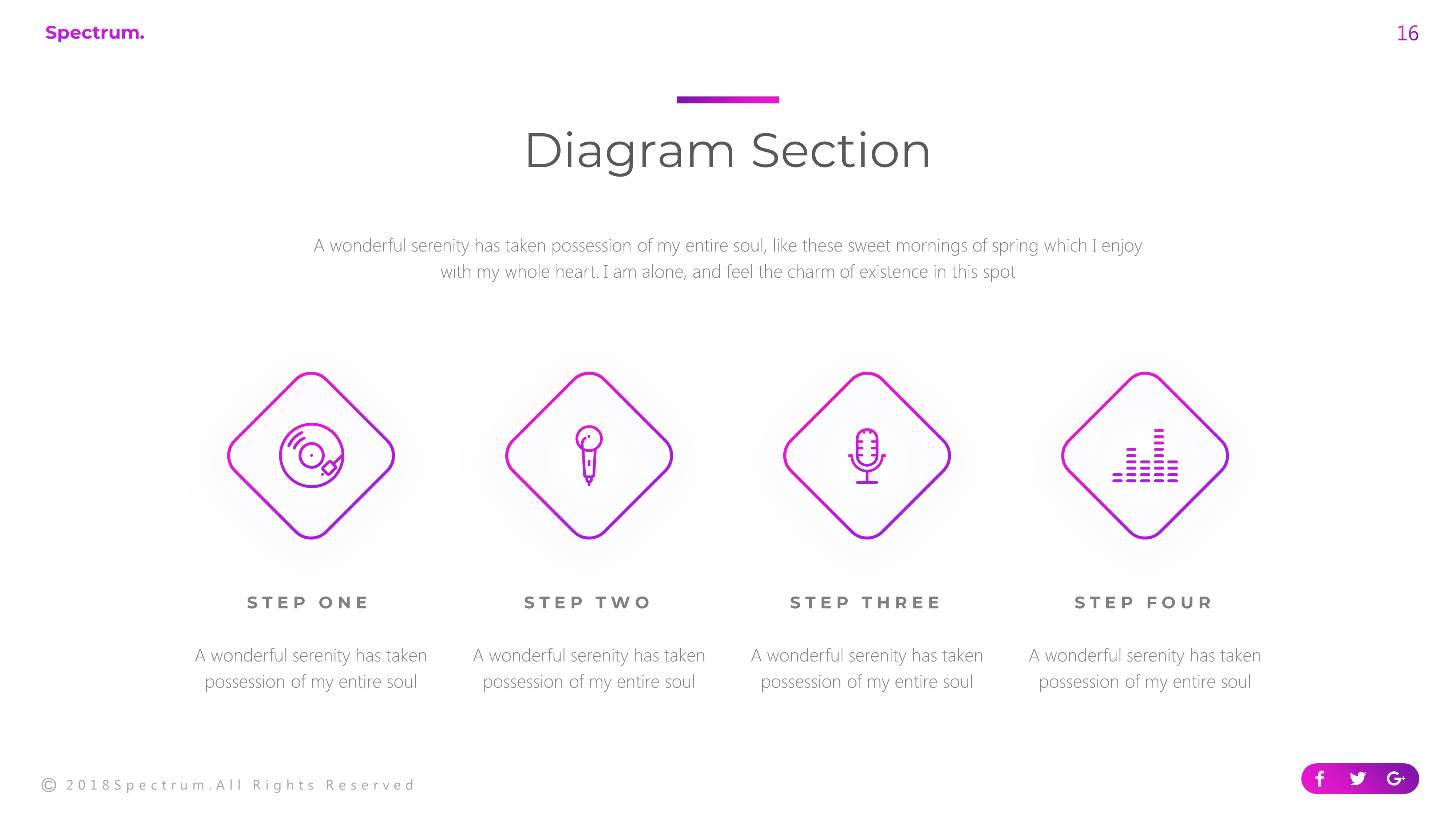 Spectrum - Elegant Powerpoint Template, Presentation Templates ...