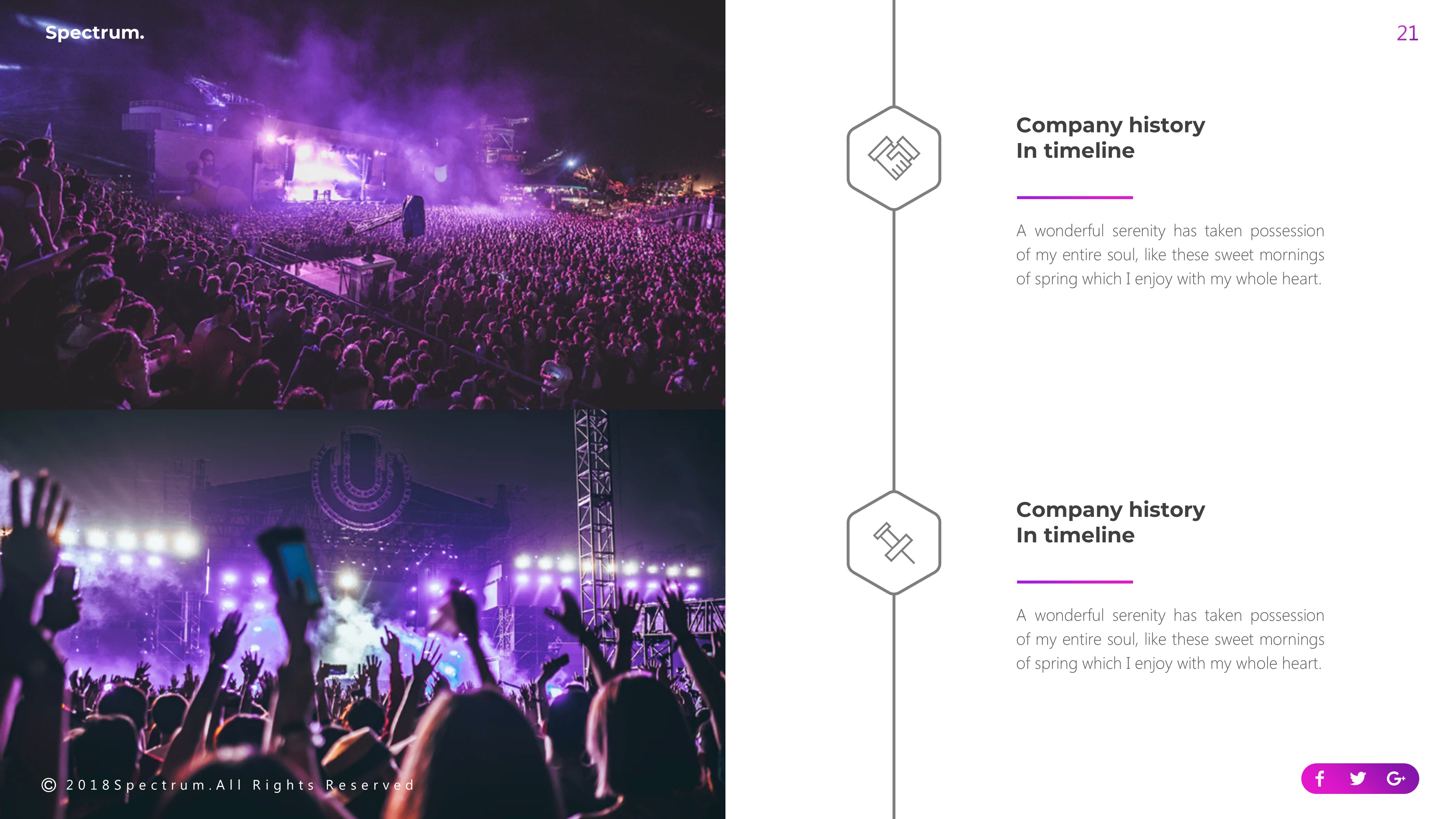 Spectrum - Elegant Powerpoint Template, Presentation Templates ...