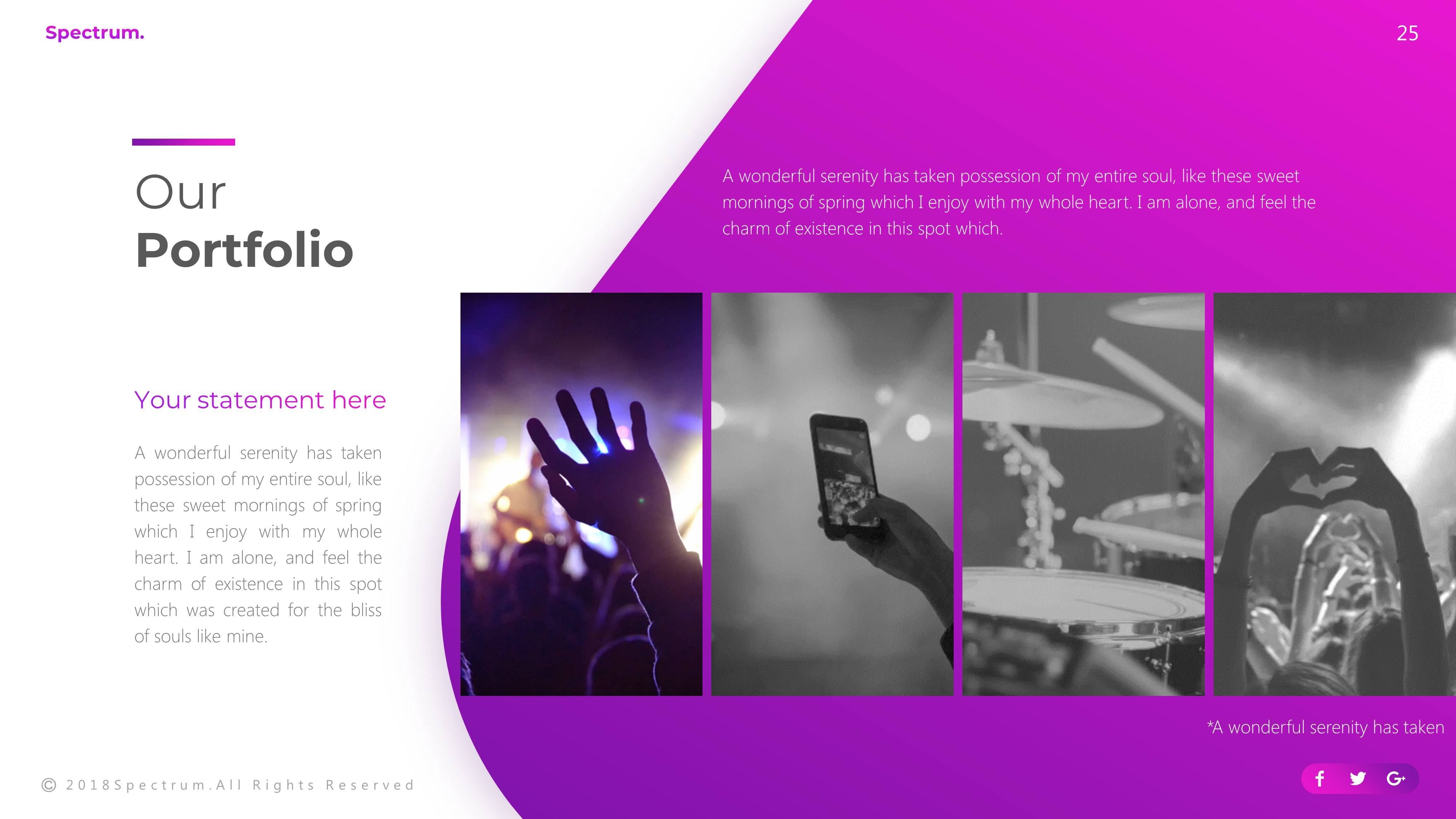 Spectrum - Elegant Powerpoint Template, Presentation Templates ...