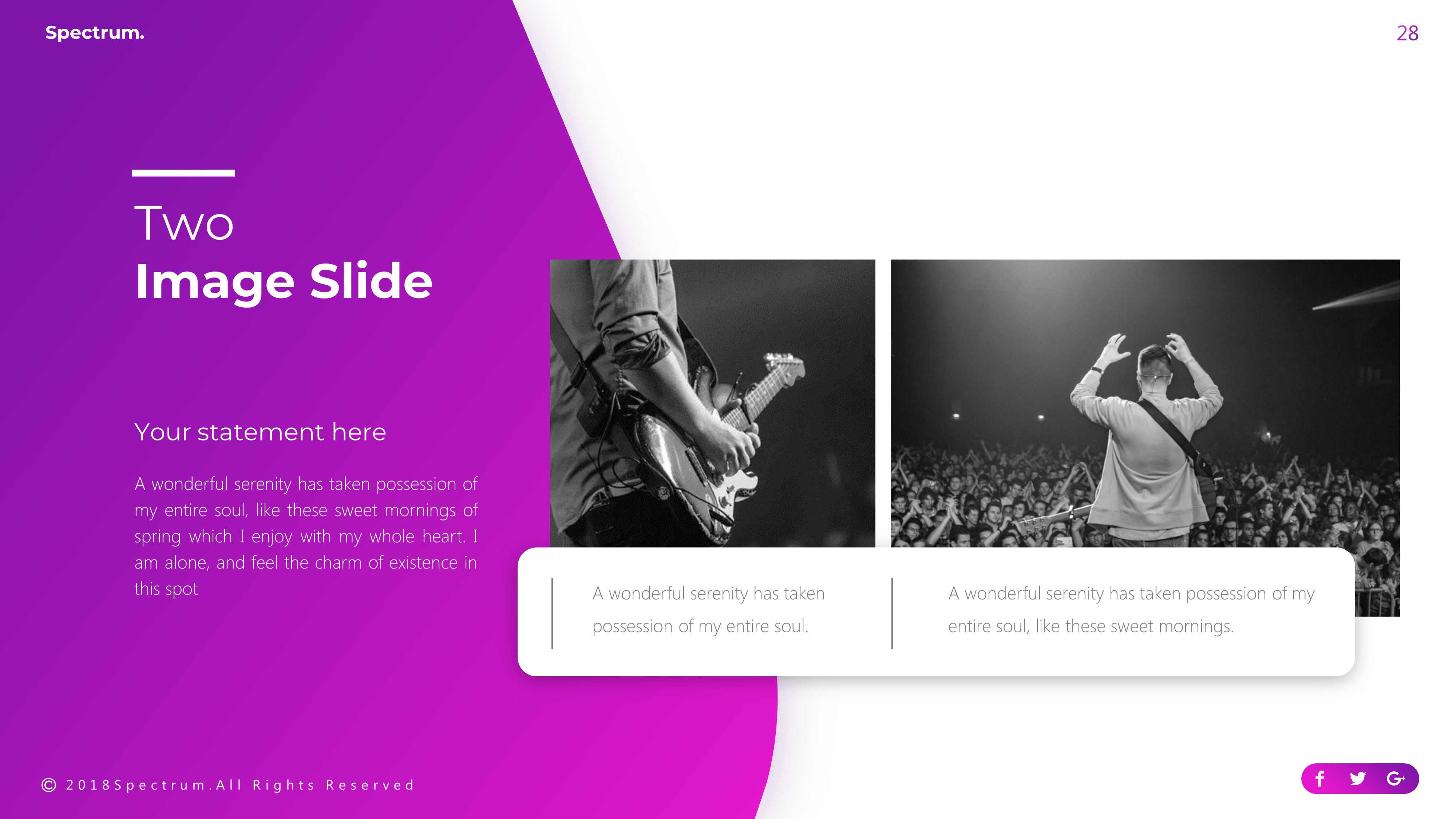 Spectrum - Elegant Powerpoint Template, Presentation Templates ...