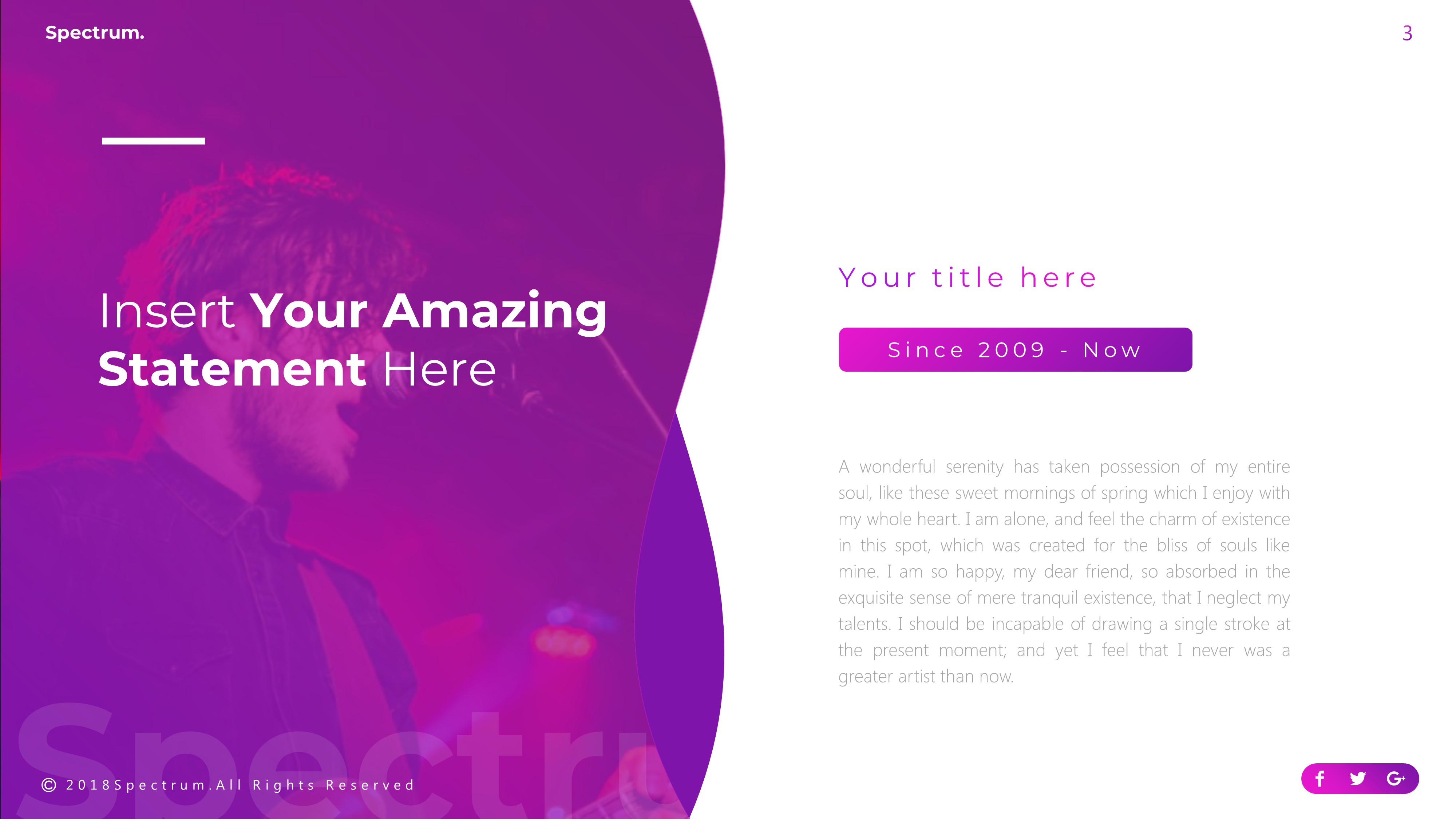 Spectrum - Elegant Powerpoint Template, Presentation Templates ...