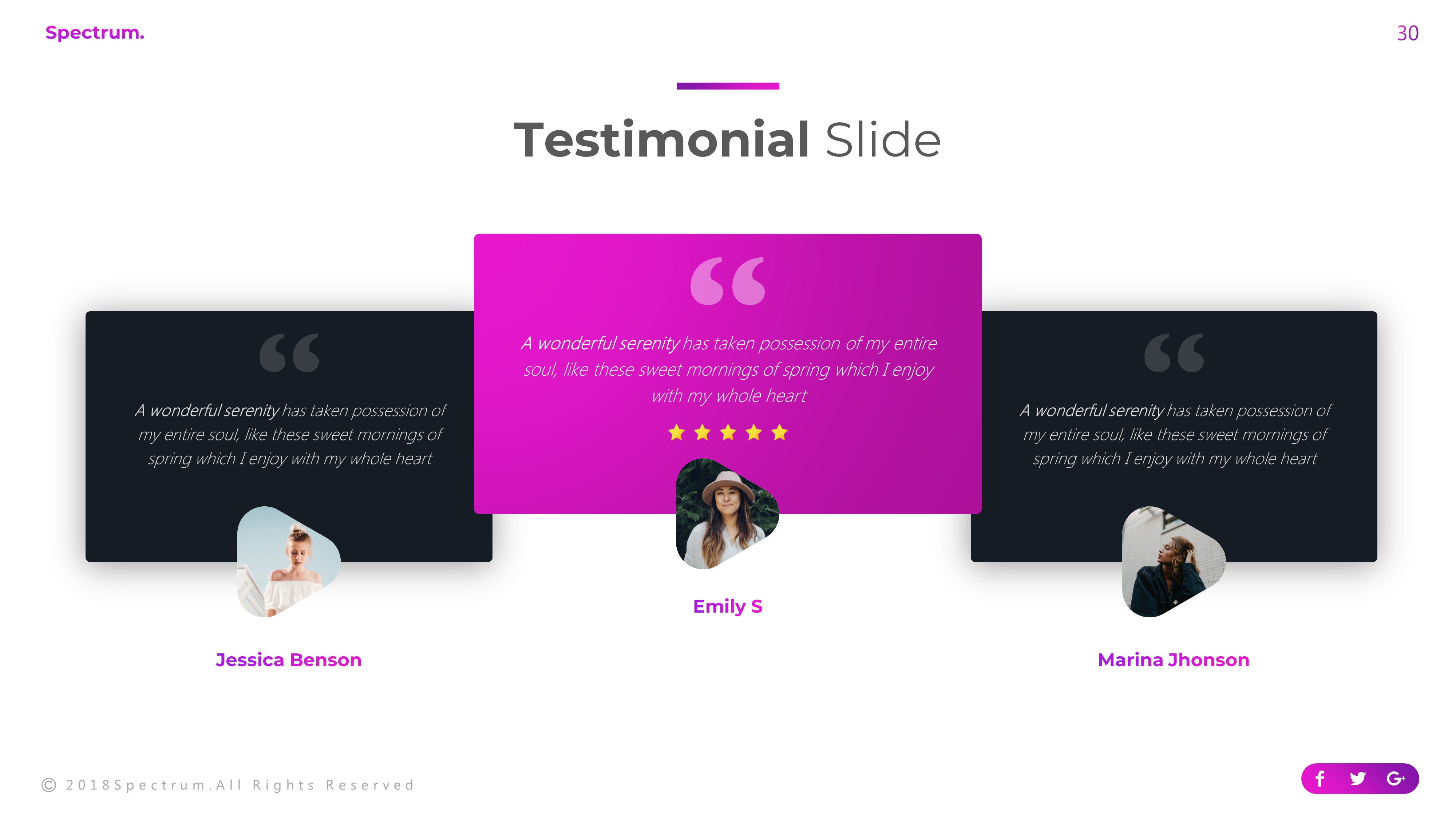 Spectrum - Elegant Powerpoint Template, Presentation Templates ...