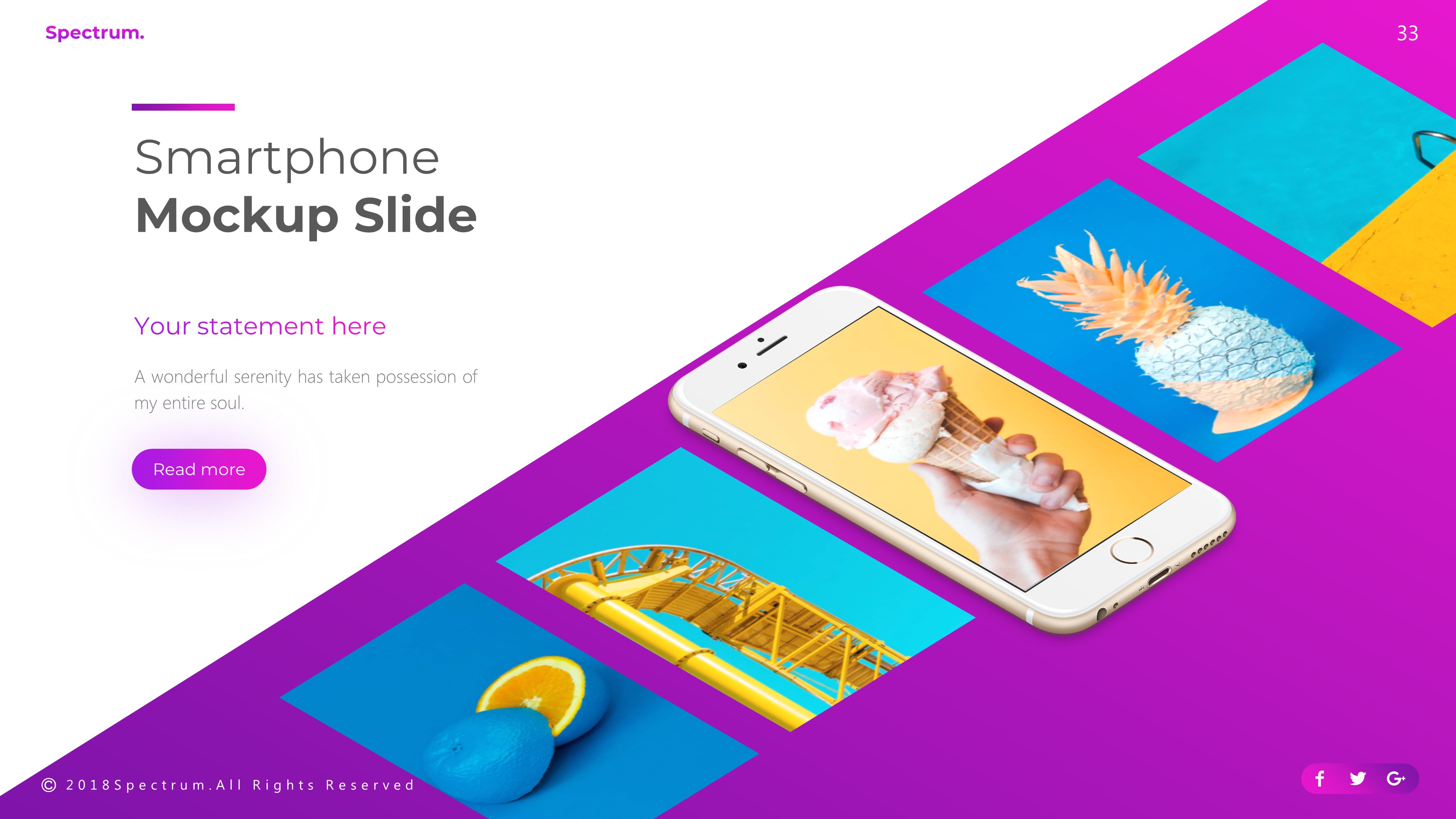 Spectrum - Elegant Powerpoint Template, Presentation Templates ...