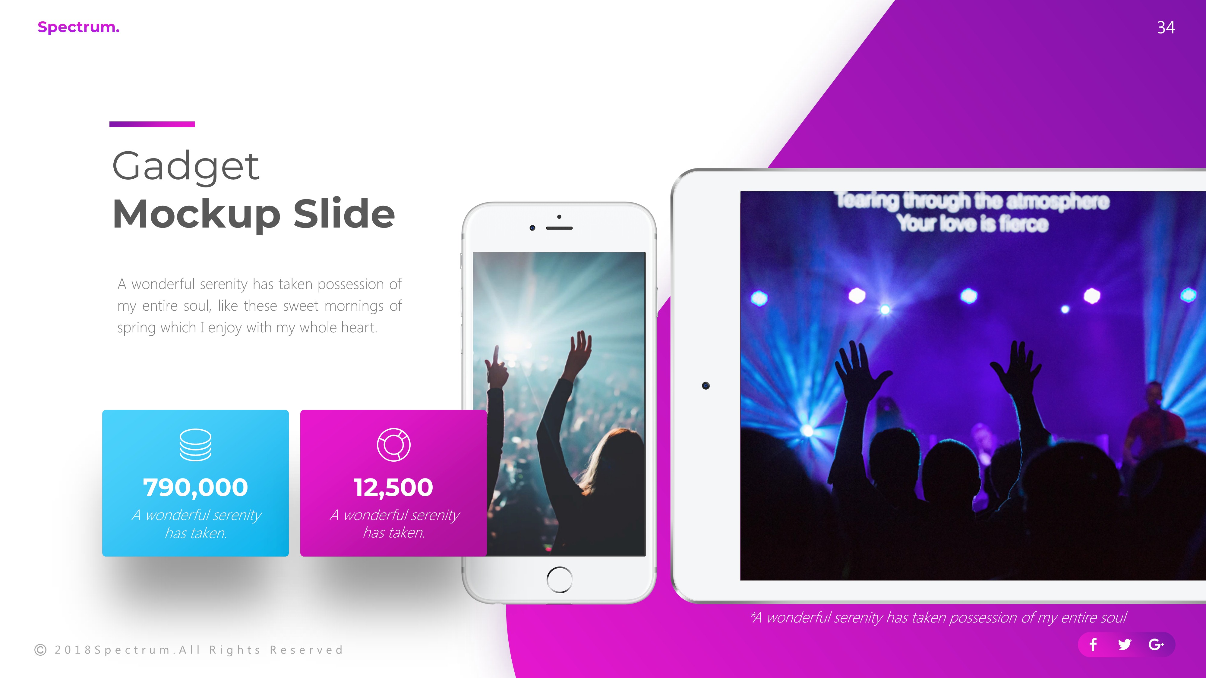 Spectrum - Elegant Powerpoint Template, Presentation Templates ...