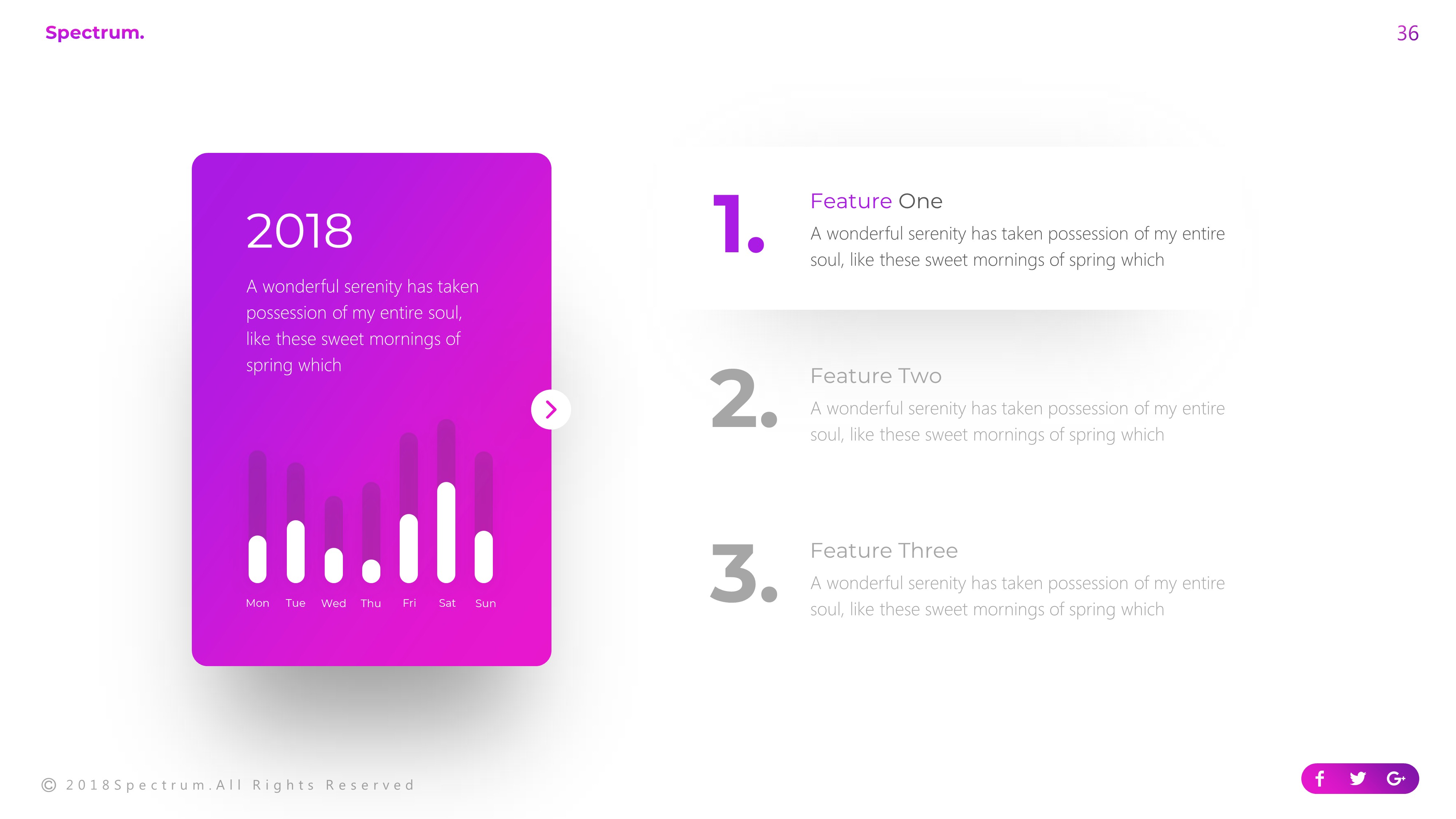 Spectrum - Elegant Powerpoint Template, Presentation Templates ...