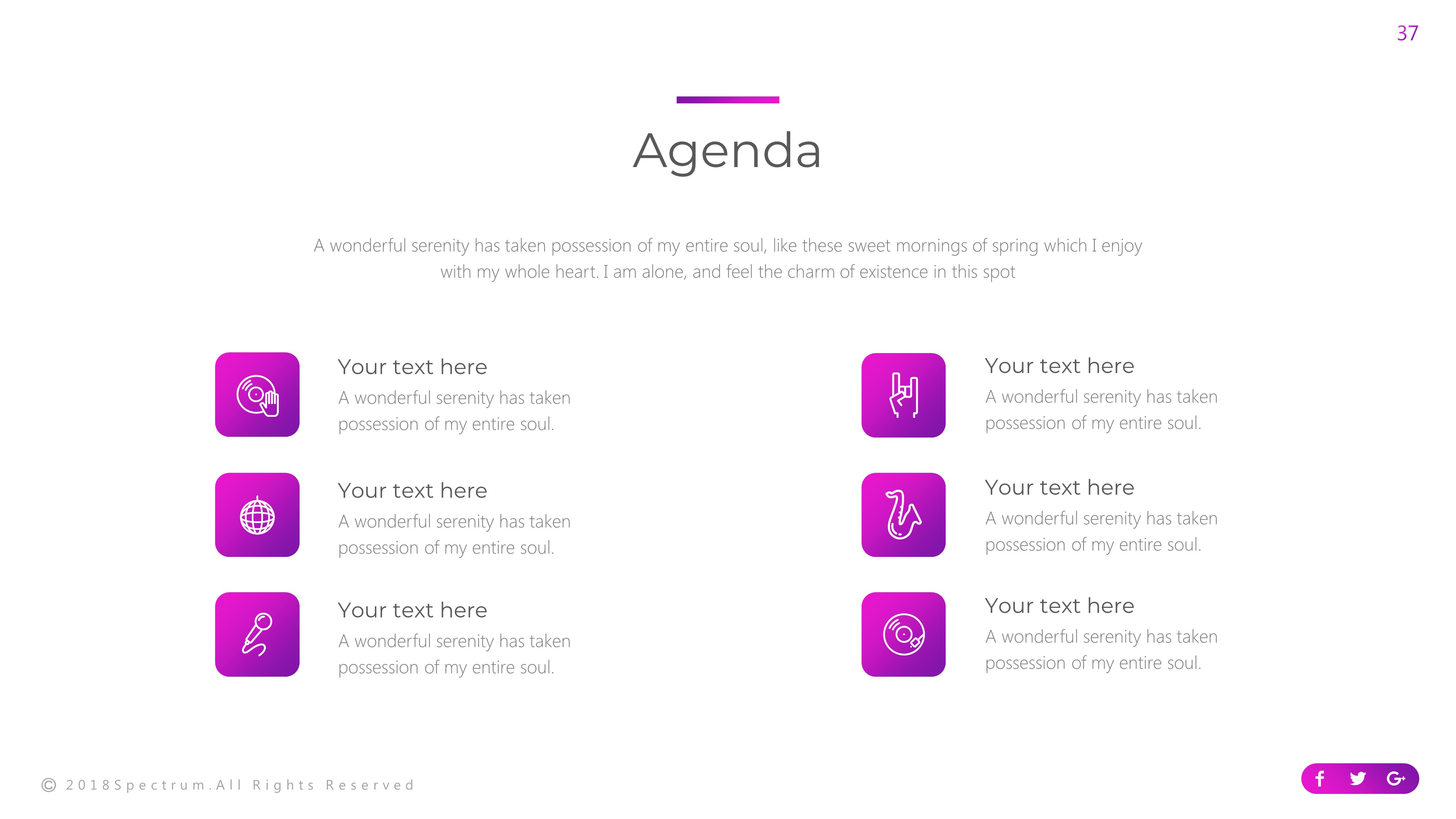 Spectrum - Elegant Powerpoint Template, Presentation Templates ...