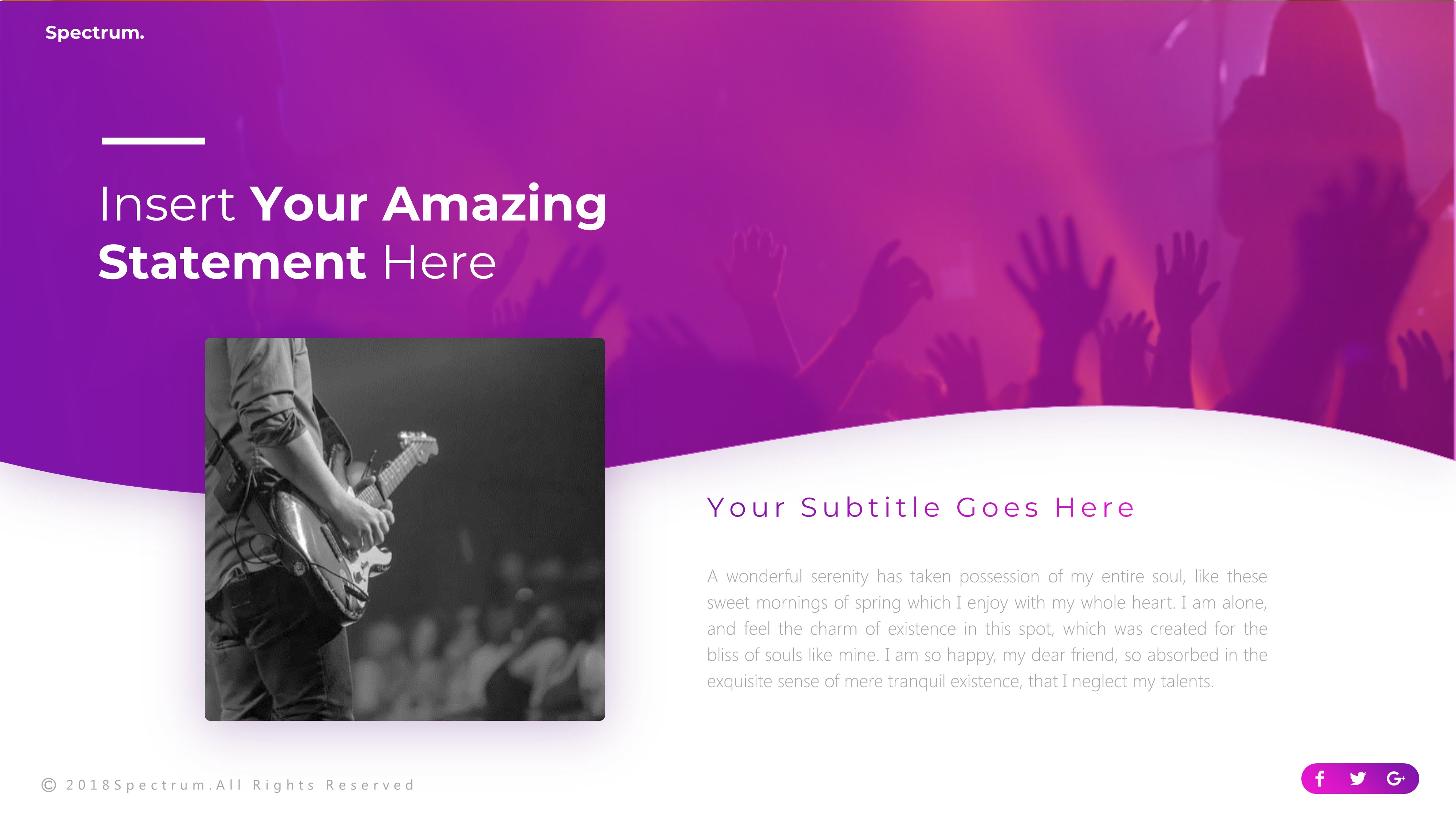 Spectrum - Elegant Powerpoint Template, Presentation Templates ...