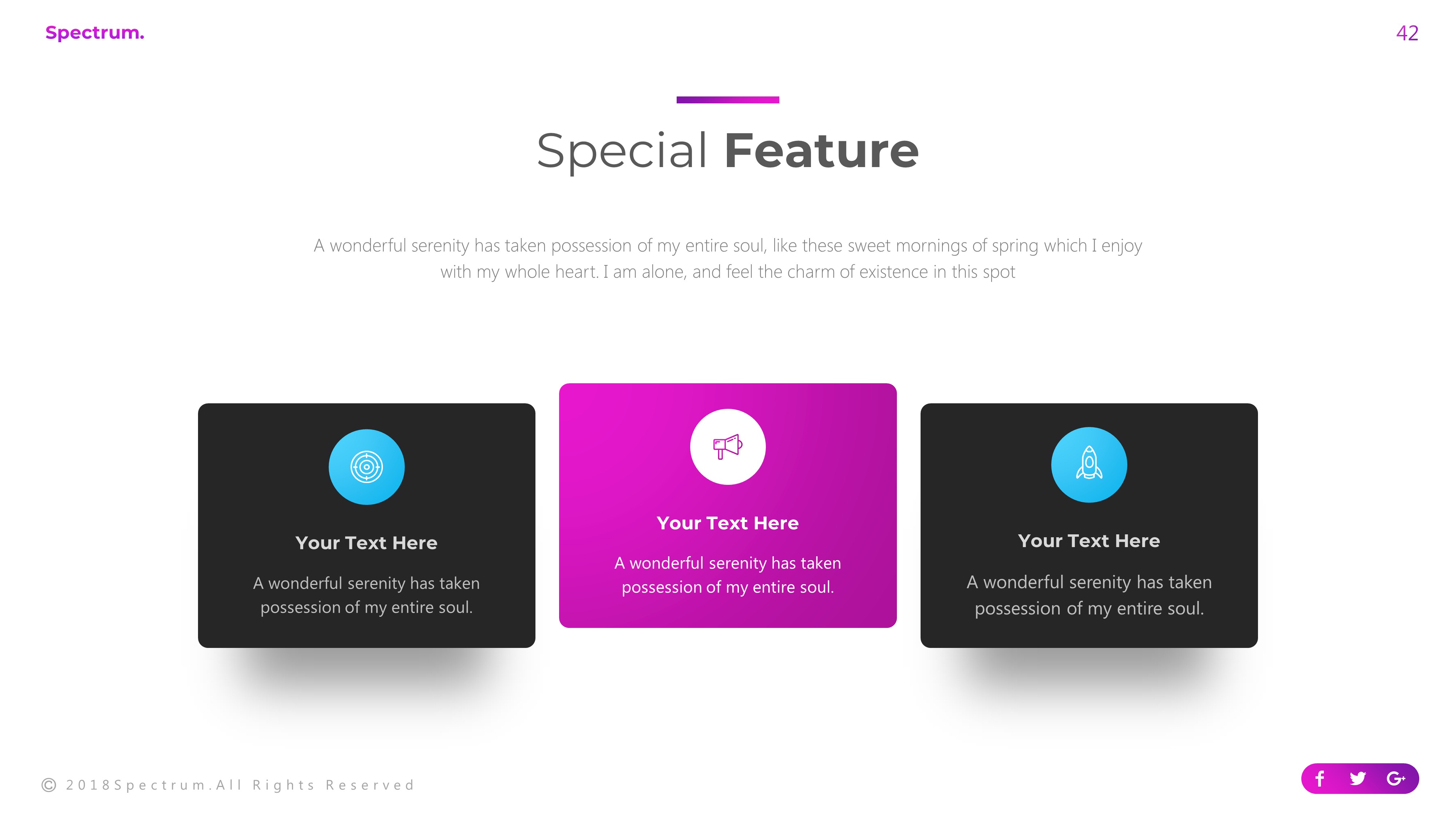 Spectrum - Elegant Powerpoint Template, Presentation Templates ...