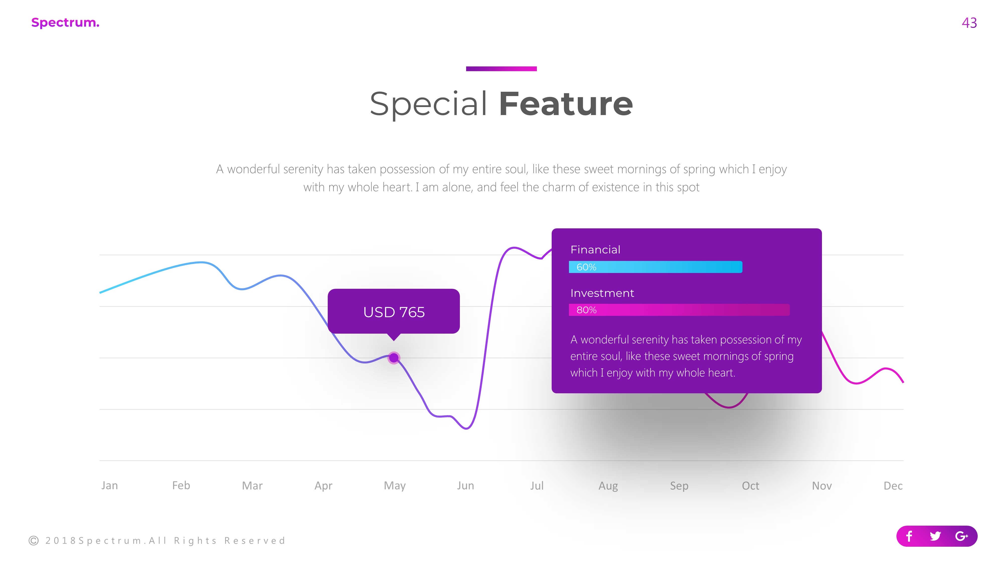 Spectrum - Elegant Powerpoint Template, Presentation Templates ...