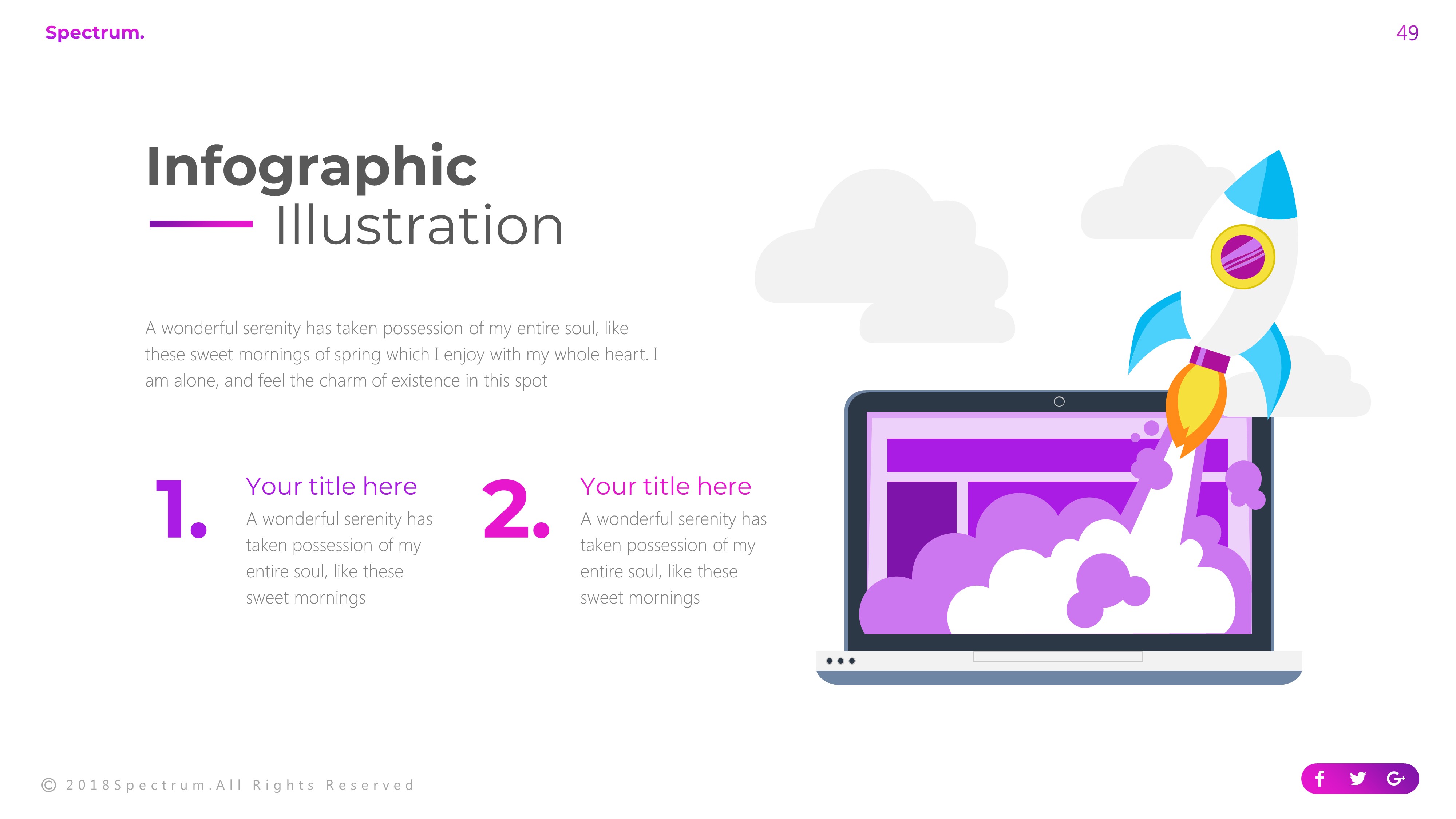 Spectrum - Elegant Powerpoint Template, Presentation Templates ...