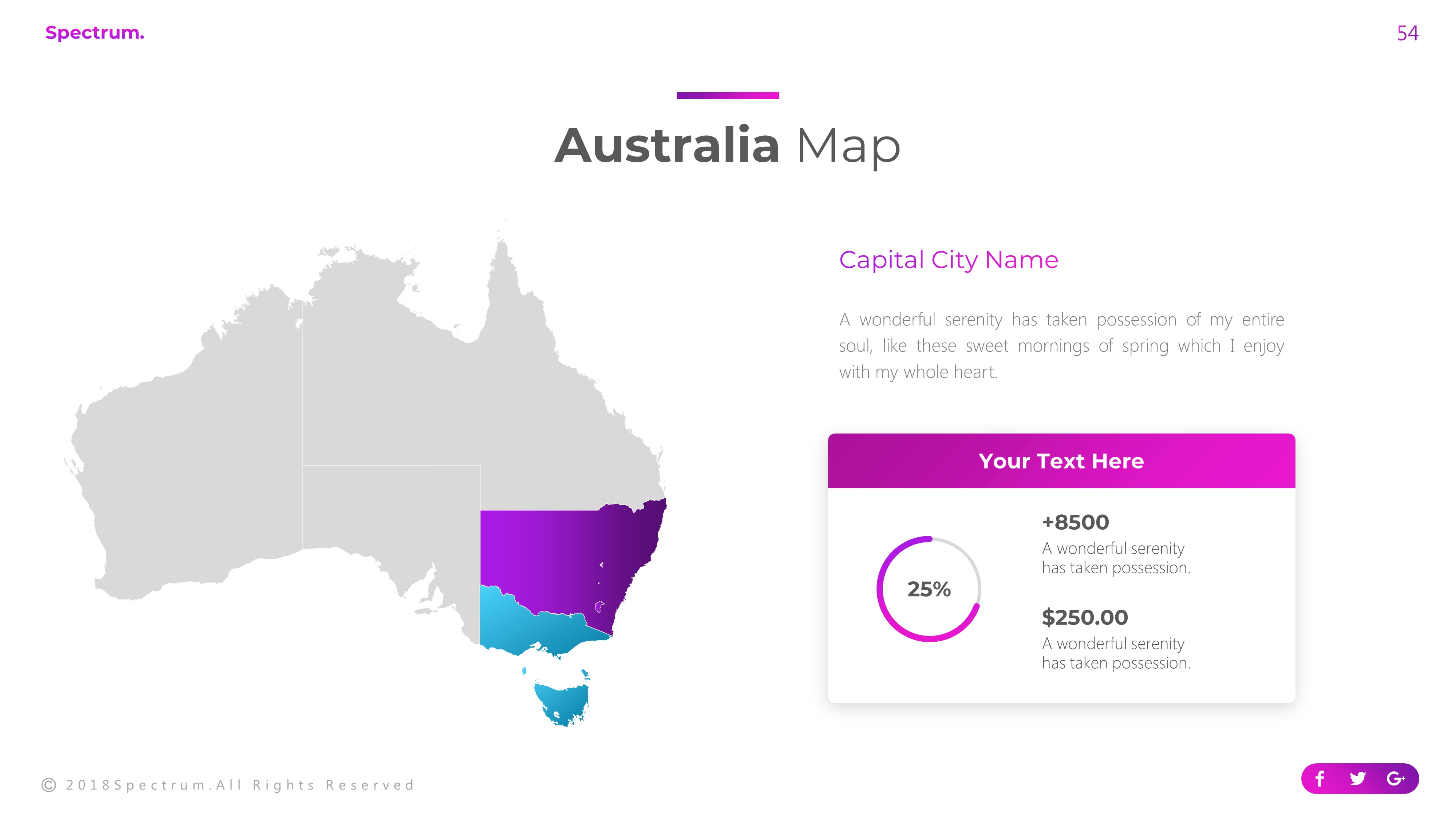 Spectrum - Elegant Powerpoint Template, Presentation Templates ...