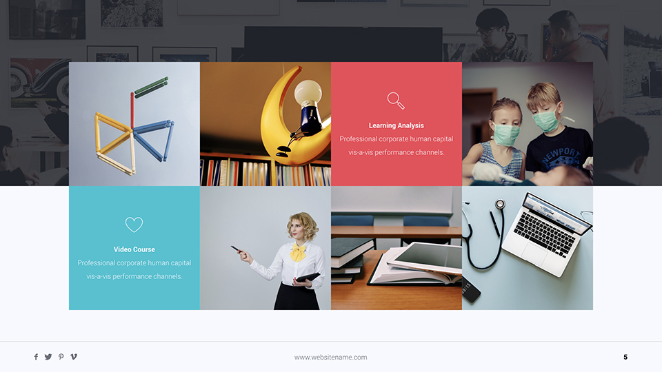Eduline - Education & Multipurpose Template (Powerpoint), Presentation ...