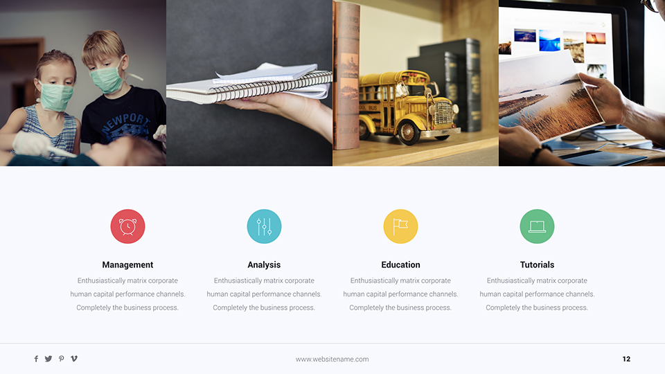 Eduline - Education & Multipurpose Template (Powerpoint), Presentation ...