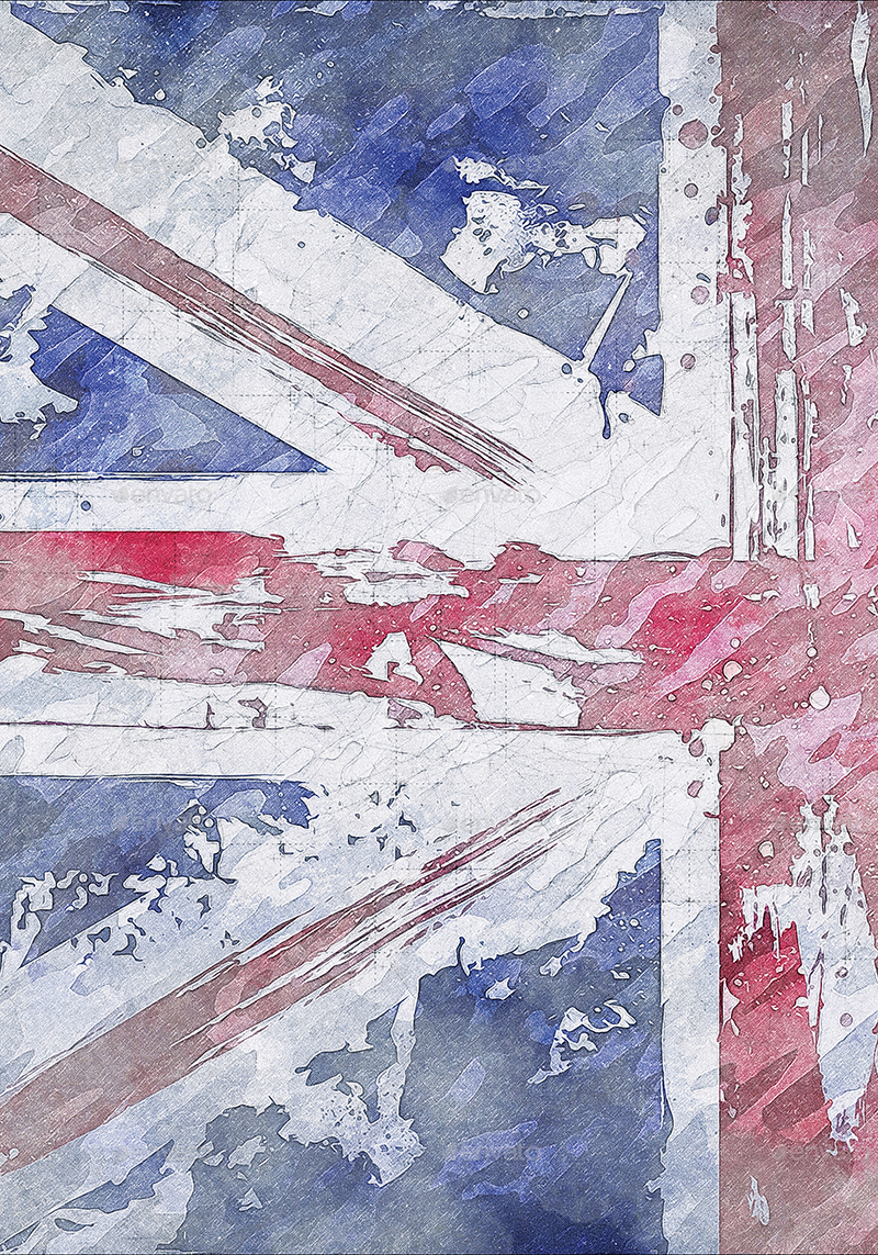Grunge British Flag, Graphics | GraphicRiver