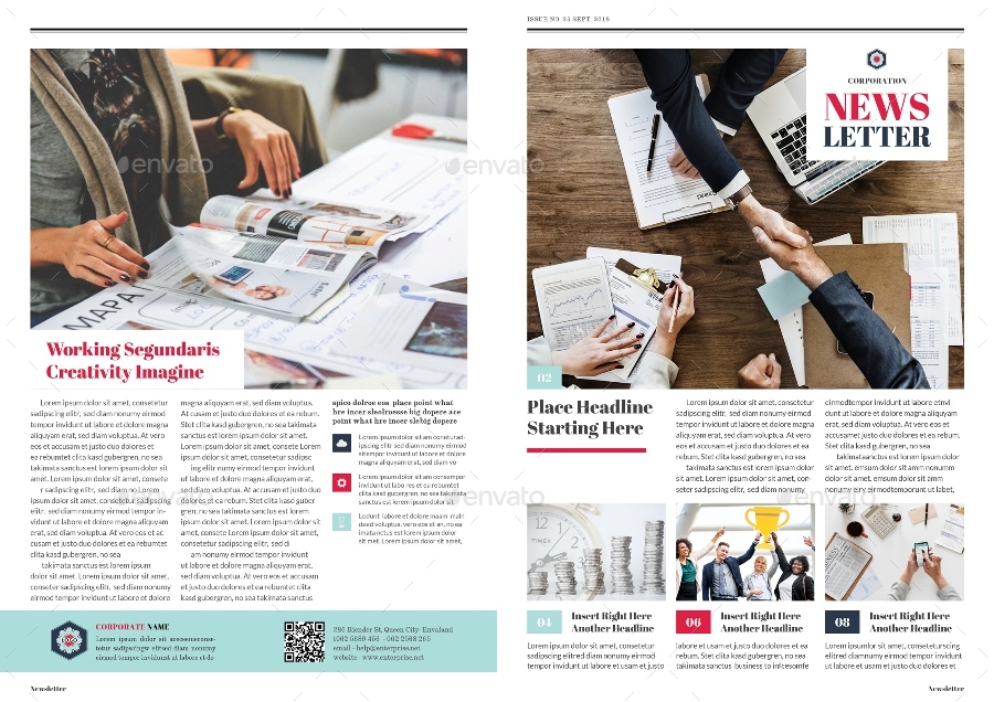 Multipurpose Newsletter v.07, Print Templates | GraphicRiver