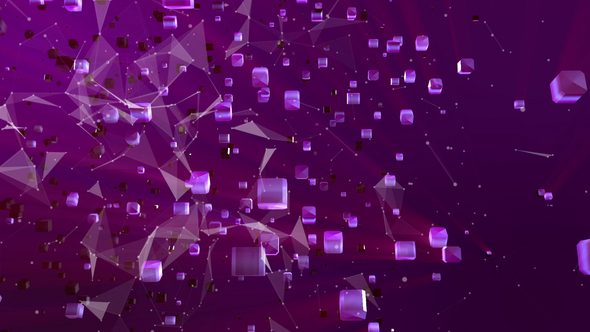 Abstract Cubes Plexus, Motion Graphics | VideoHive