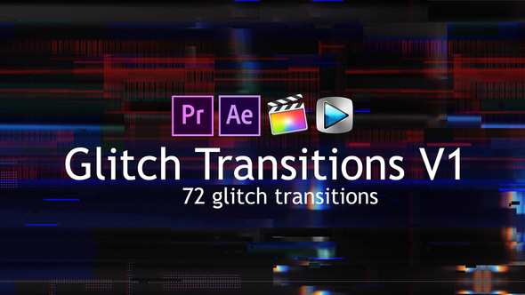 Glitch Transitions V1, Motion Graphics | VideoHive