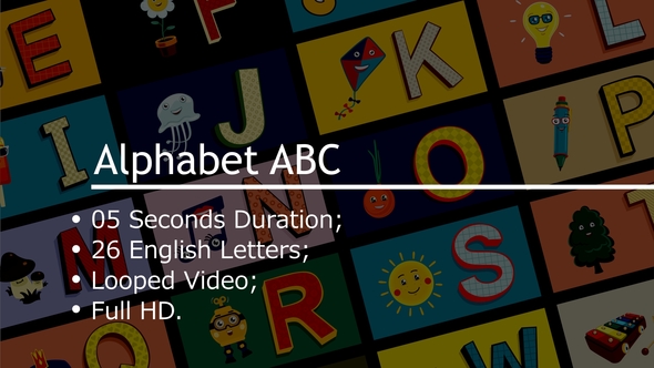 Alphabet ABC, Motion Graphics | VideoHive