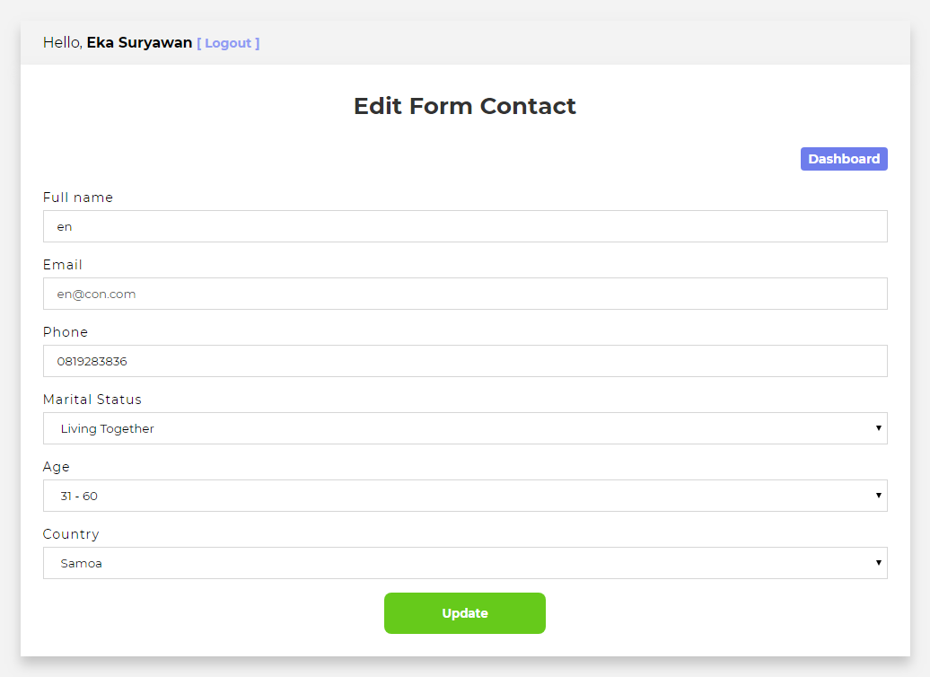 Encontact - Contact Form with ExpressJs & Mysql by igdepe | CodeCanyon