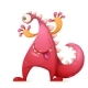 Monster Dino Character, Vectors | GraphicRiver