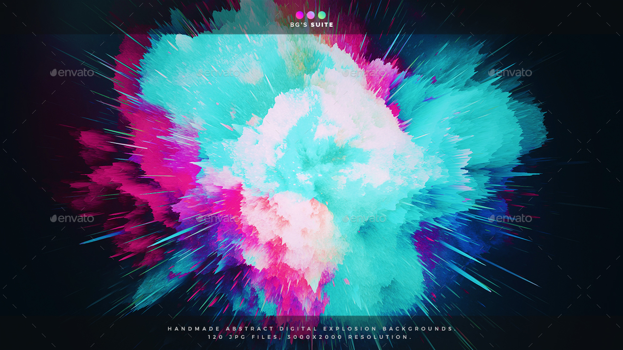 Digital Explosion Backgrounds, Graphics | GraphicRiver