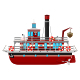 Cartoon Ferryboat, Vectors | GraphicRiver