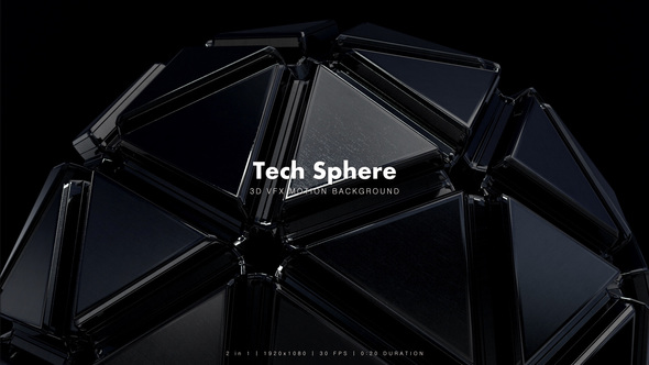 Tech Sphere Black, Motion Graphics | VideoHive