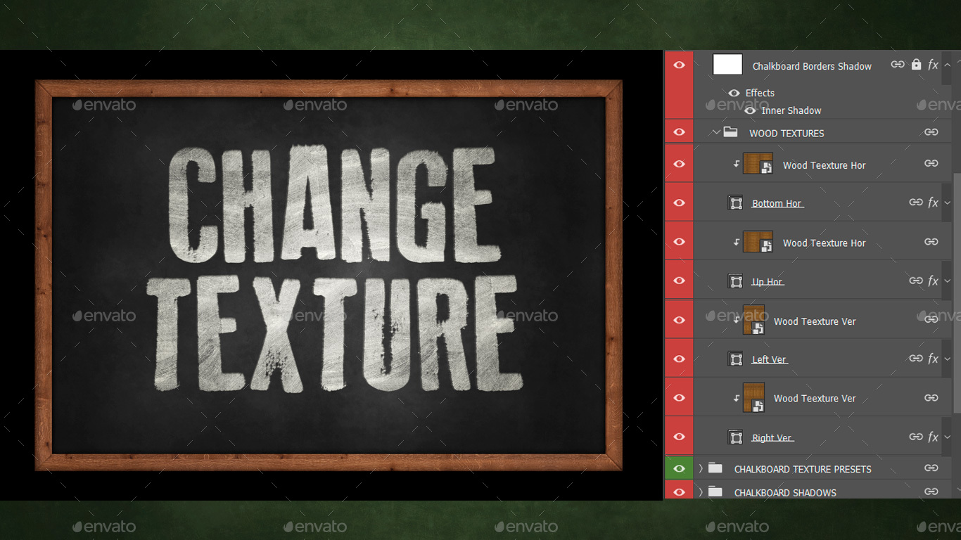 Chalkboard Solution Photoshop Mock Up, Graphics | GraphicRiver