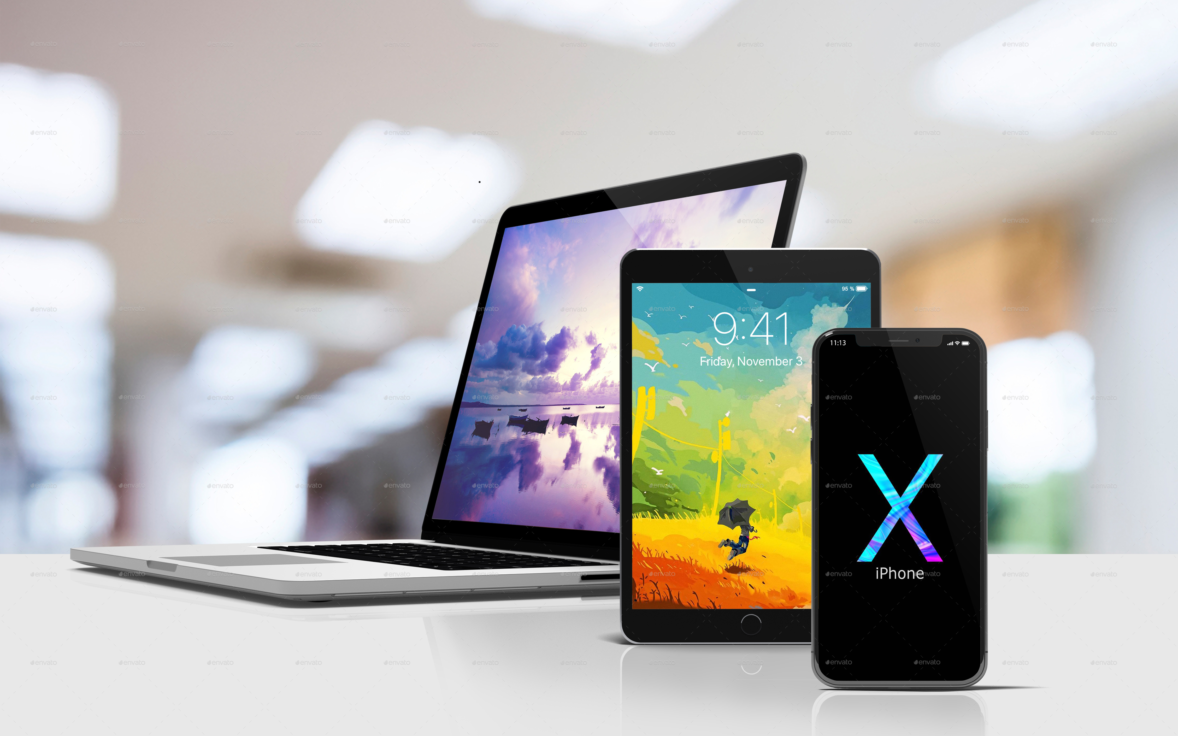 Multi Devices Responsice Mockup, Graphics | GraphicRiver