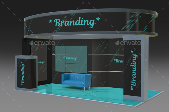 Exhibition Stand Template, Graphics | GraphicRiver
