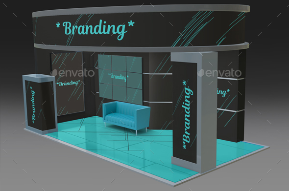 Exhibition Stand Template, Graphics | GraphicRiver