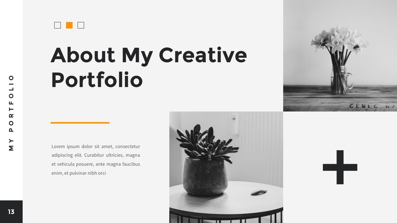 Melia - Personal Portfolio Google Slides, Presentation Templates ...