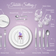 Formal Dinner Place Setting Infographics, Vectors | GraphicRiver