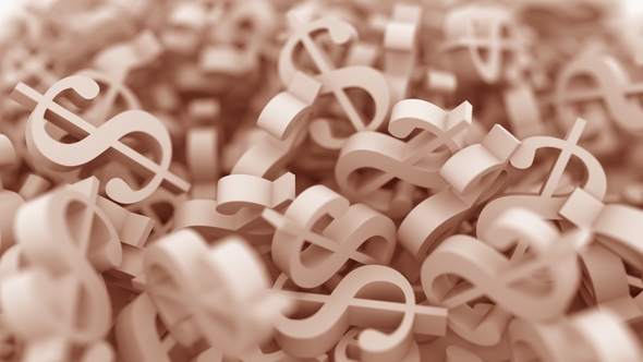 Brown Dollar Signs, Motion Graphics | VideoHive