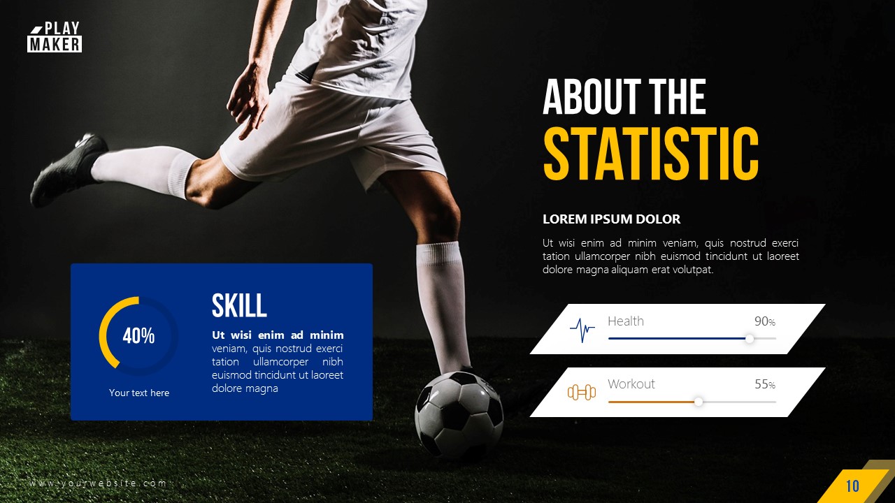 Playmaker - Football Powerpoint Template, Presentation Templates ...