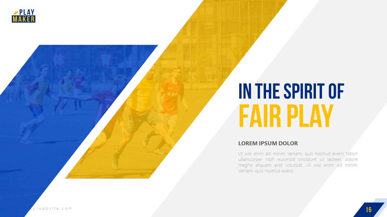 Playmaker - Football Powerpoint Template, Presentation Templates ...