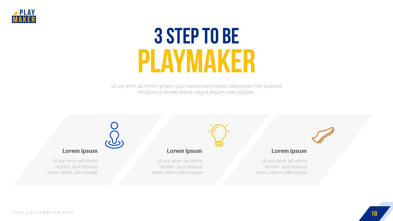 Playmaker - Football Powerpoint Template, Presentation Templates ...