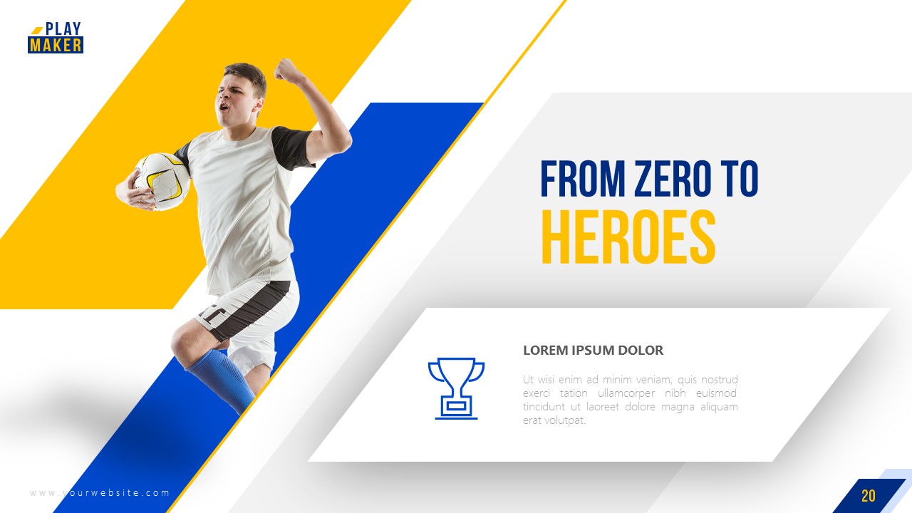 Playmaker - Football Powerpoint Template, Presentation Templates ...