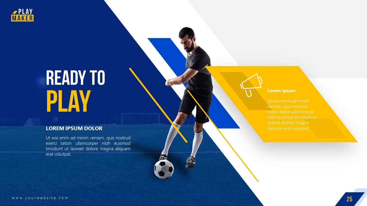Playmaker - Football Powerpoint Template, Presentation Templates ...
