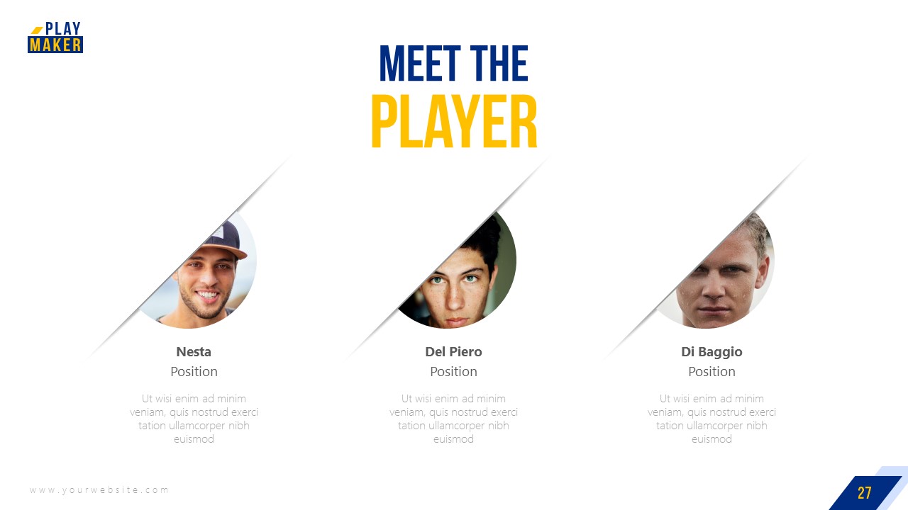 Playmaker - Football Powerpoint Template, Presentation Templates ...