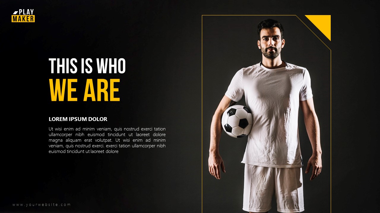 Playmaker - Football Powerpoint Template, Presentation Templates ...