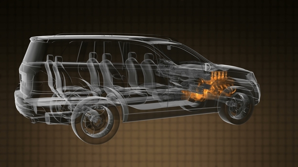 Loop Car Rotate, Motion Graphics | VideoHive