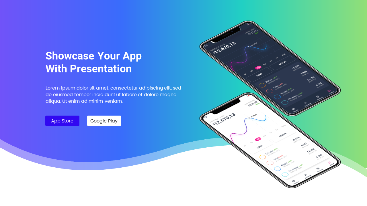 Mobile App Powerpoint Template, Presentation Templates | GraphicRiver
