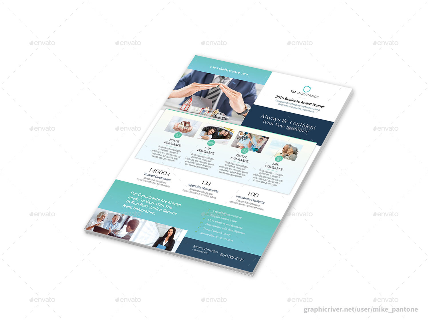 Insurance Company Print Bundle 2, Print Templates | GraphicRiver