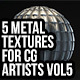 5 Metal Textures for CG Artists Vol 5, Textures | GraphicRiver