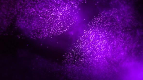 Purple Particles Space, Motion Graphics | VideoHive