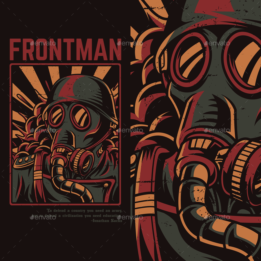 Frontman T-Shirt Design, T-Shirts | GraphicRiver