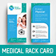 Medical DL Rack Card Template, Print Templates | GraphicRiver