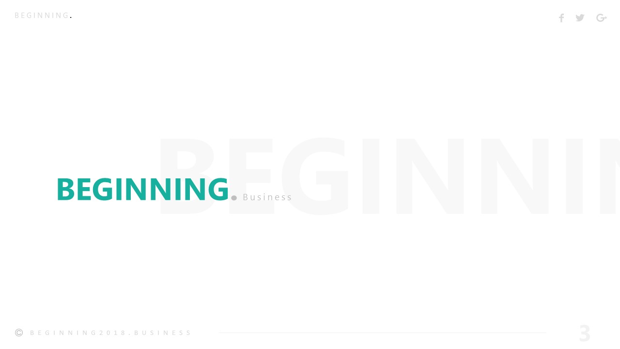 The Beginning - Business Presentation, Presentation Templates ...